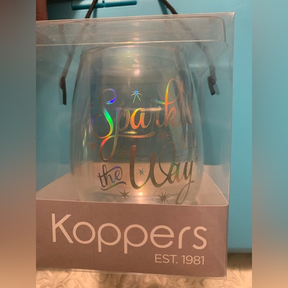 Koppers | Dining | Koppers Huge Stemless Wine Glass New In Packaging ...